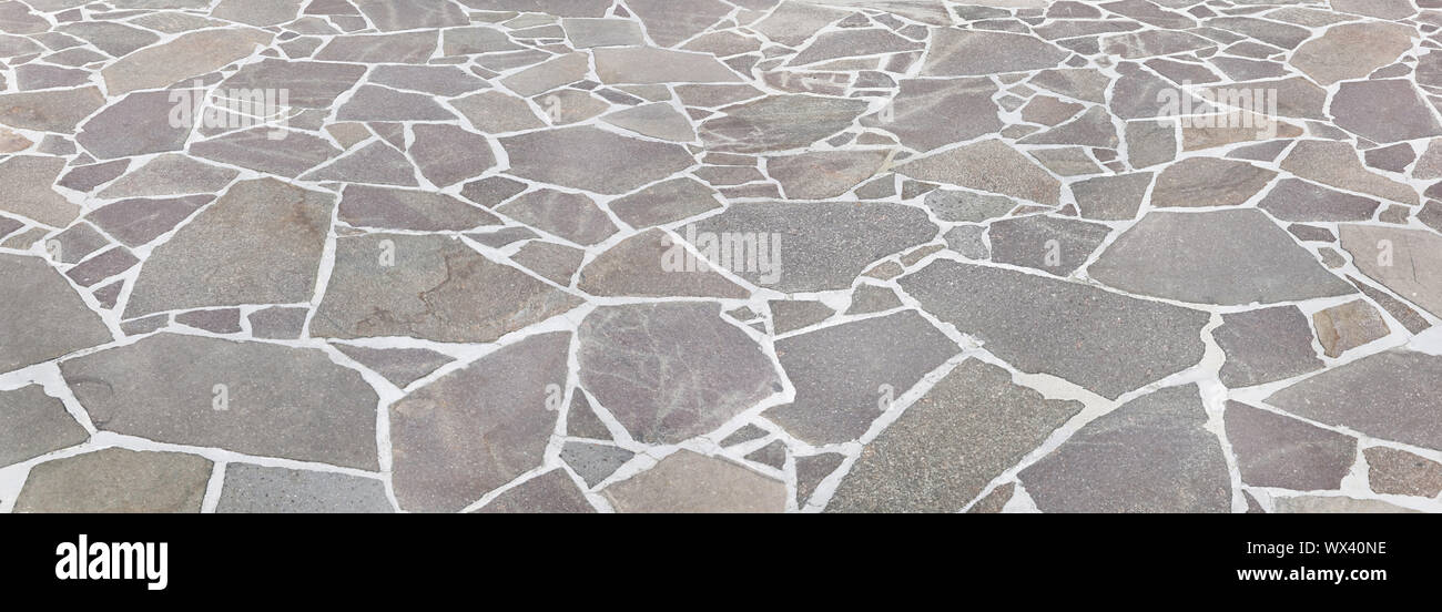 Beautiful natural stone pavement Stock Photo - Alamy