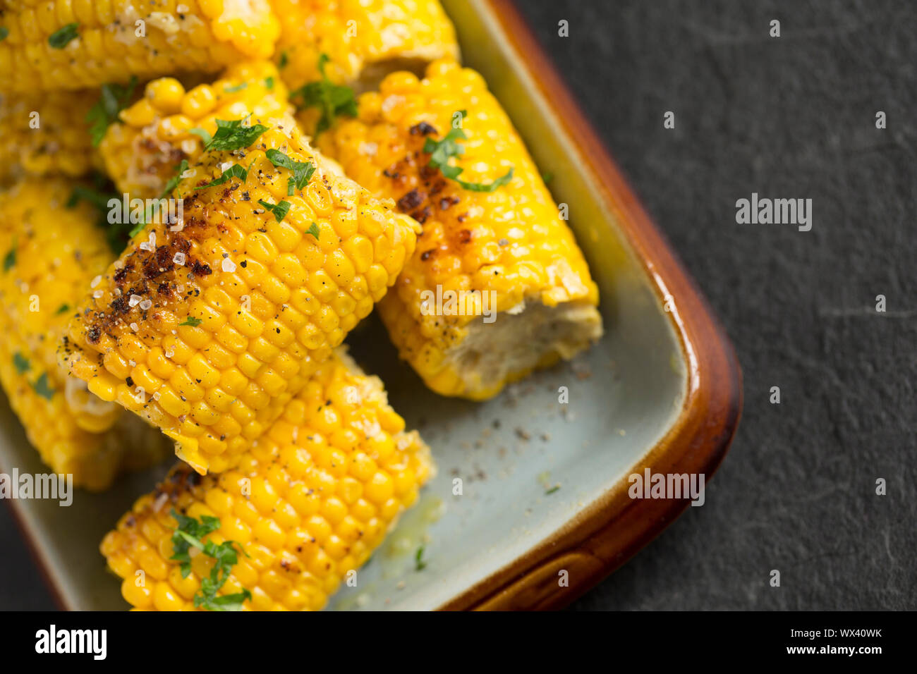 British corn on the cob that has been bought from a UK supermarket and ...