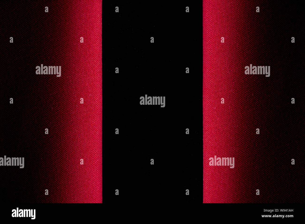 Two color red and black luxury background or concept, folds of red and ...