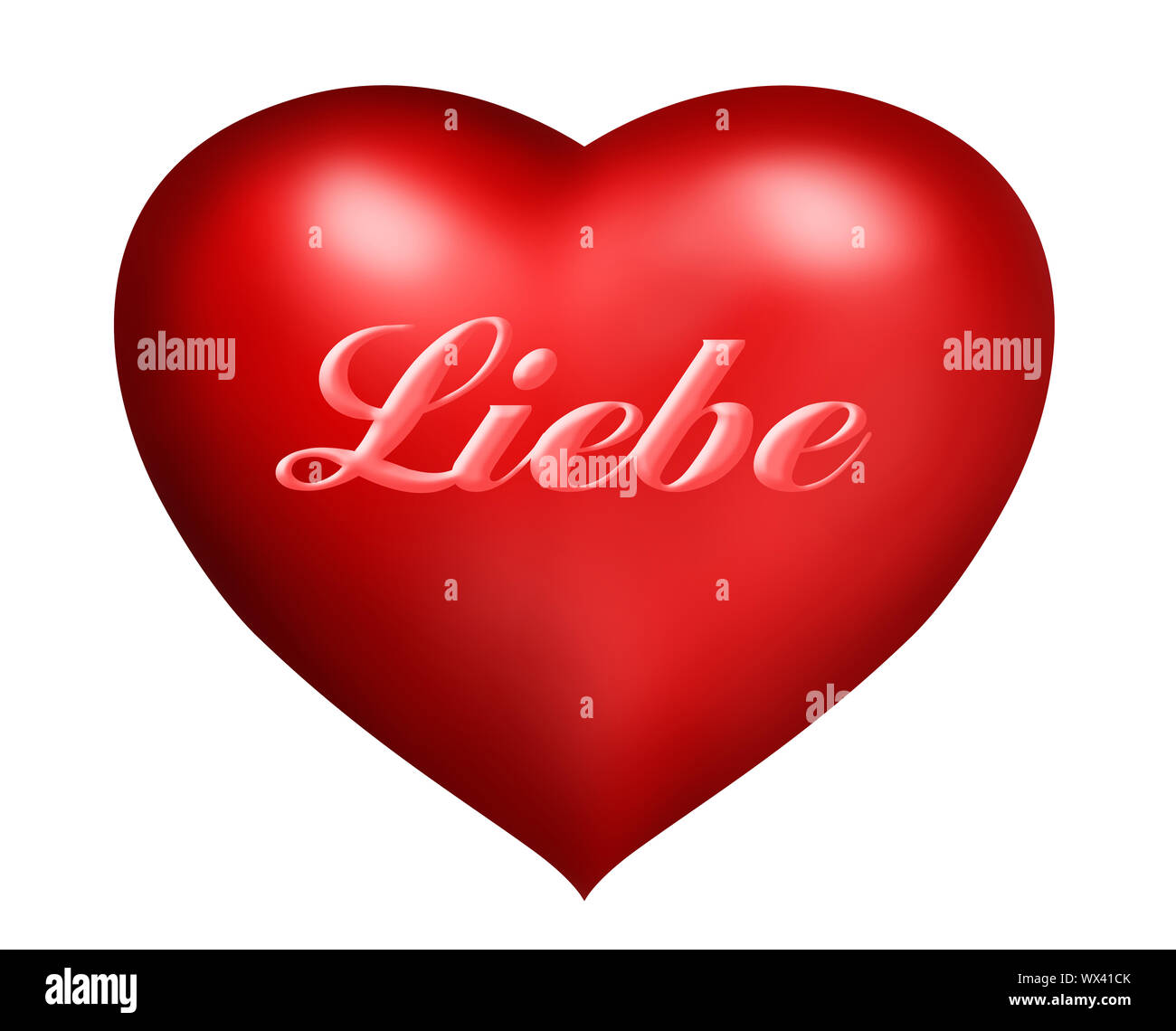 Heart for love symbol Cut Out Stock Images & Pictures - Alamy