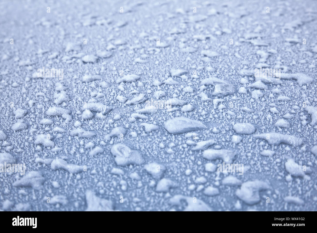 Iced water drops, detail Stock Photo - Alamy