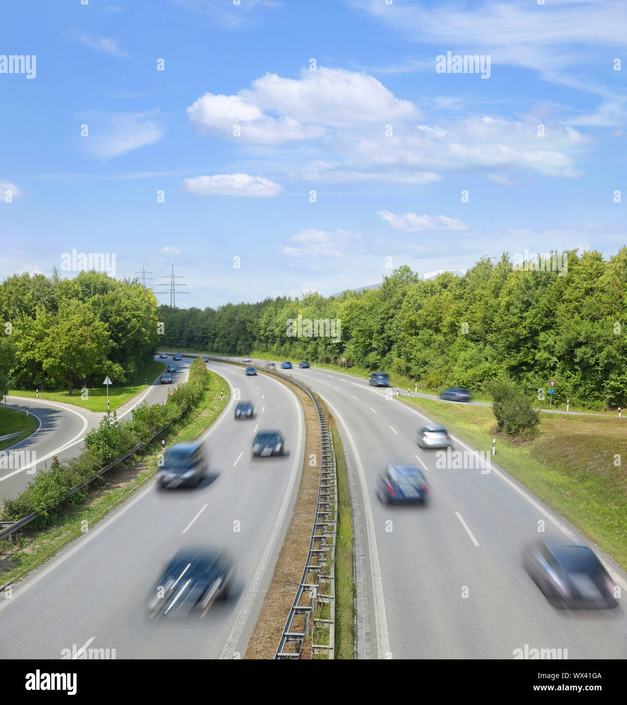 German autobahn truck hi-res stock photography and images - Alamy