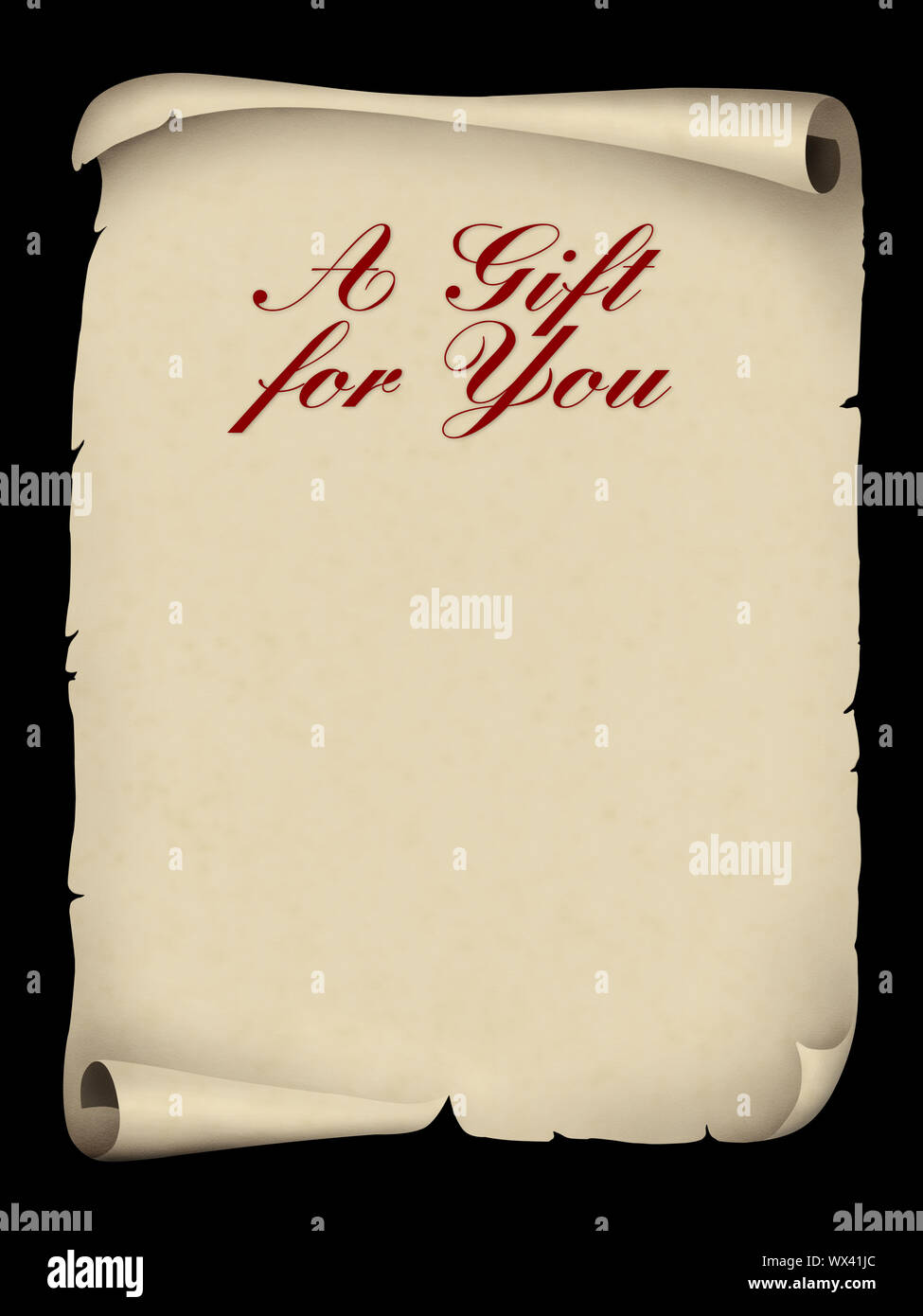 Beautiful old document Stock Photo - Alamy