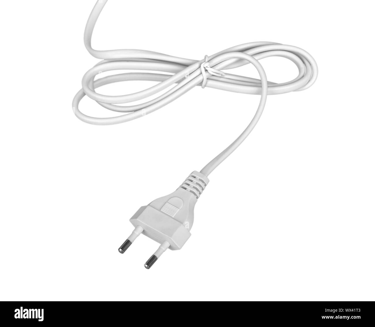 Electrical power cable with european plug Stock Photo - Alamy