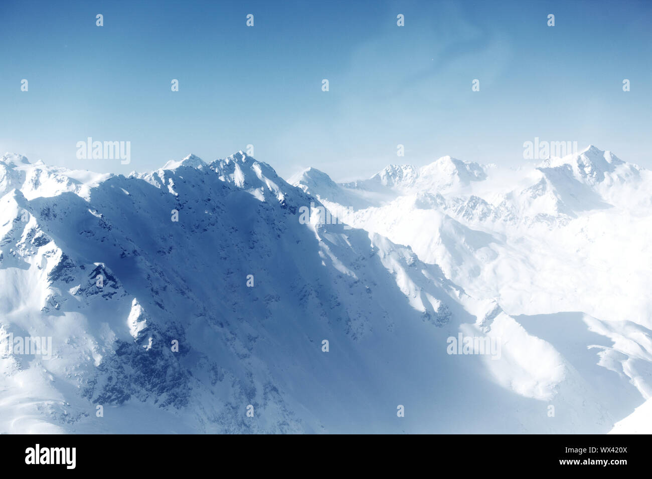 top of alps in sky Stock Photo - Alamy