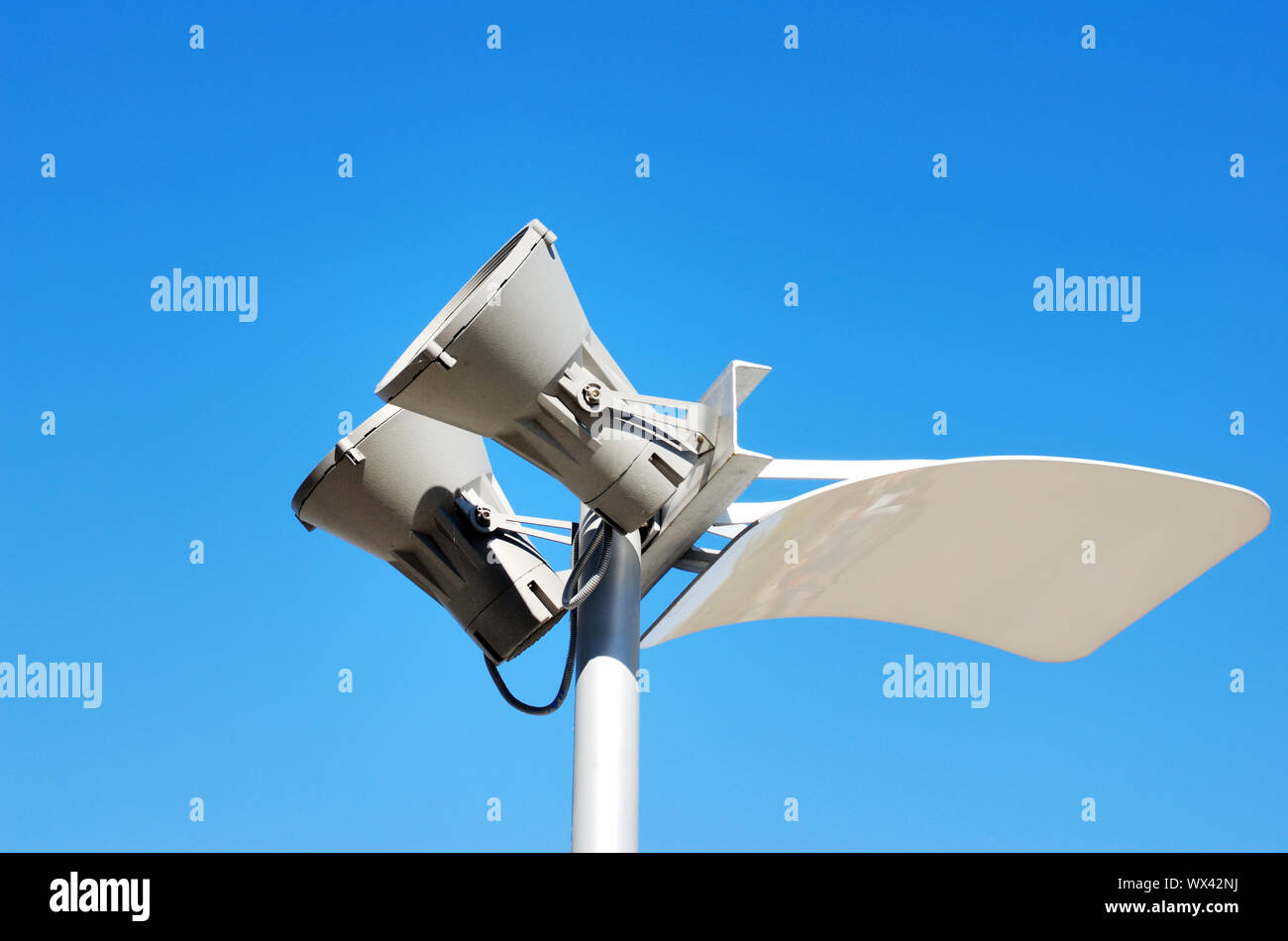 Modern lantern of street illumination Stock Photo - Alamy
