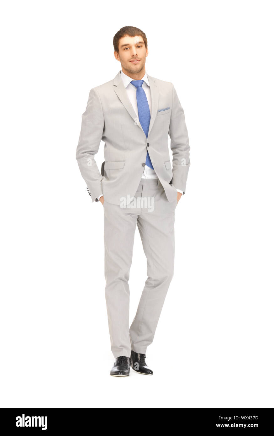 bright full length picture of handsome man Stock Photo - Alamy