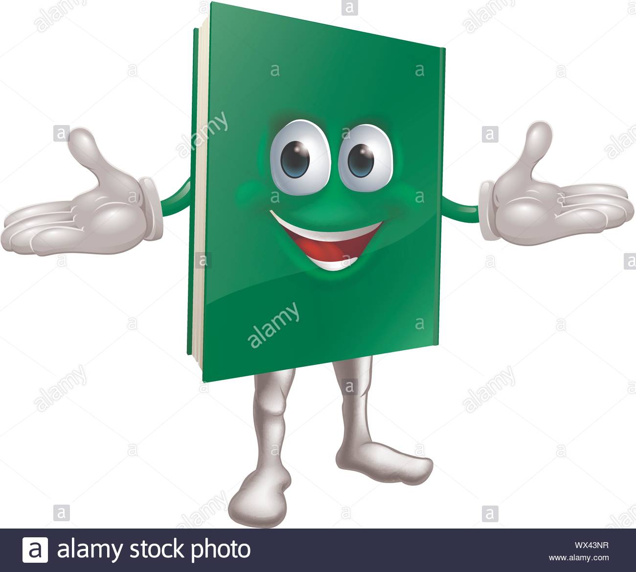 Book Cartoon High Resolution Stock Photography and Images - Alamy