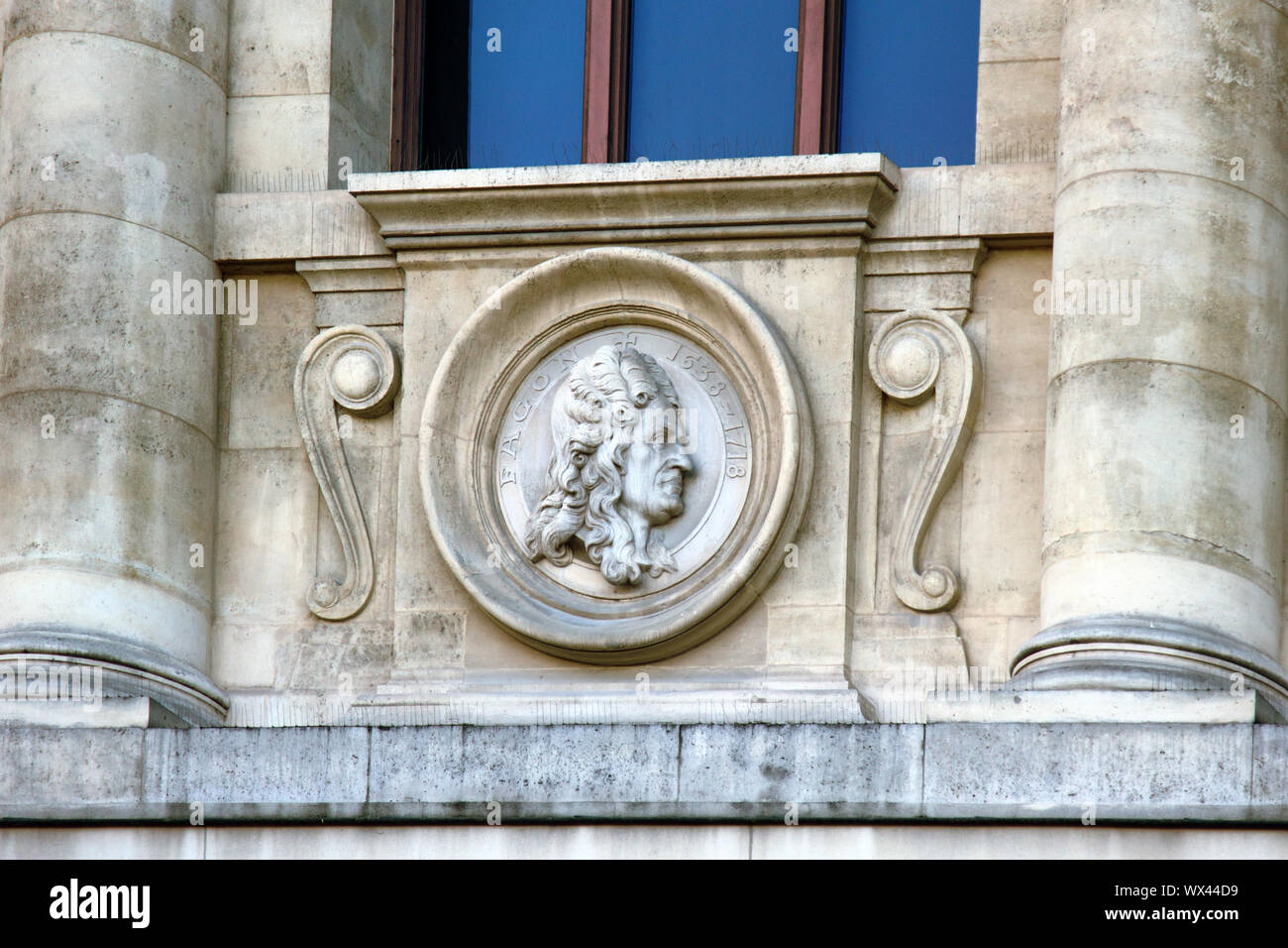 Ancient bas-reliefs on the Windows and walls of historical buildings ...