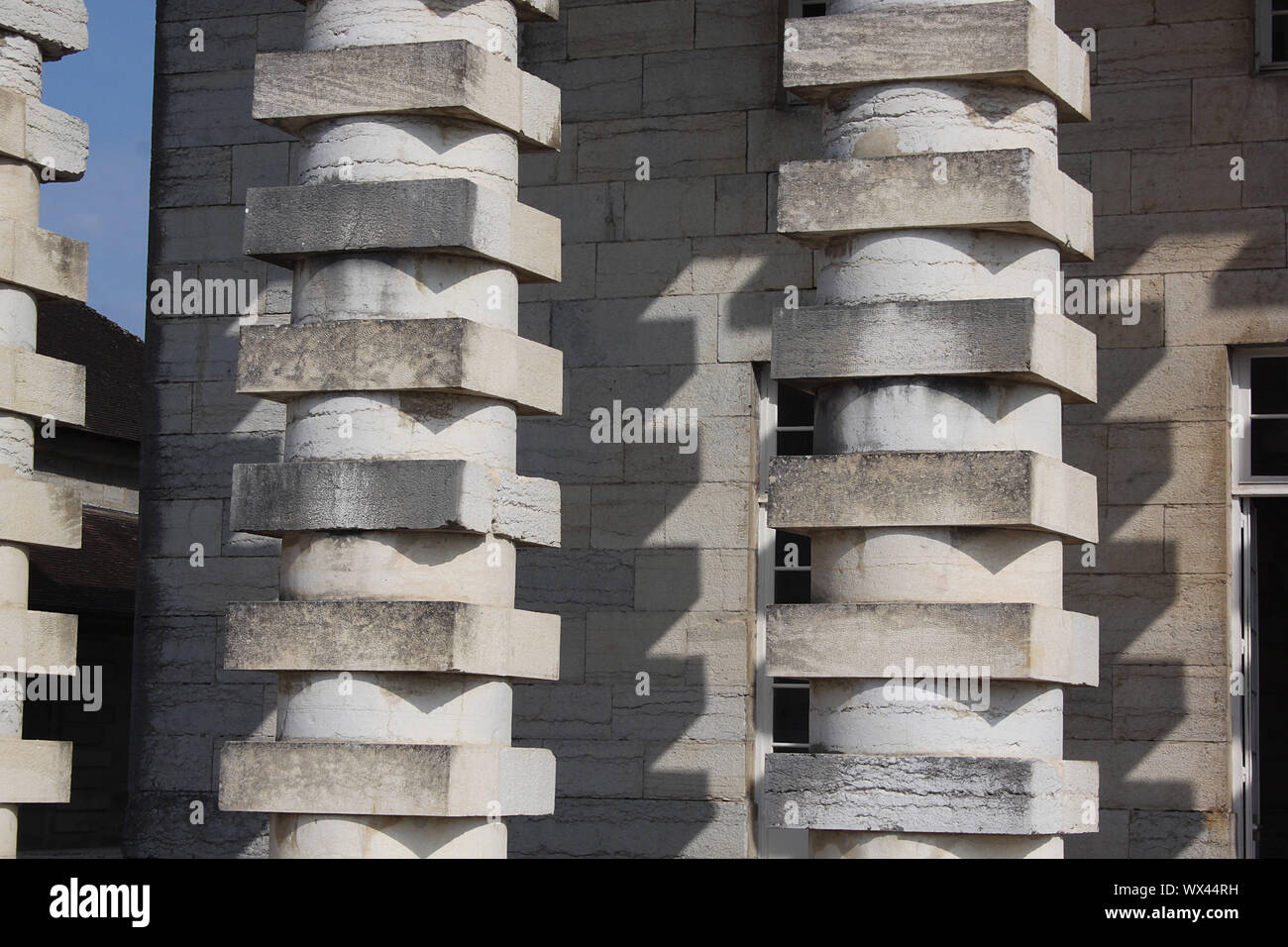 Architectural detail of the Director's House designed by Ledoux at the ...