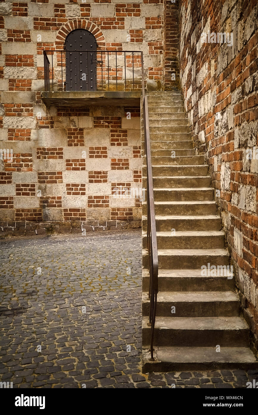 Vintage stair railing hi-res stock photography and images - Alamy