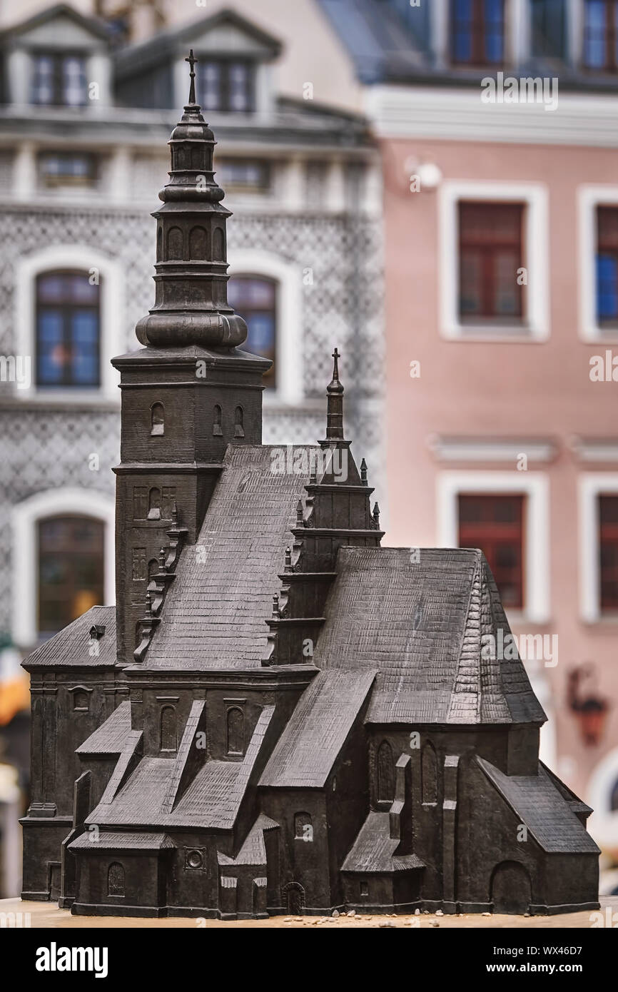 Model of Parish Church Stock Photo - Alamy