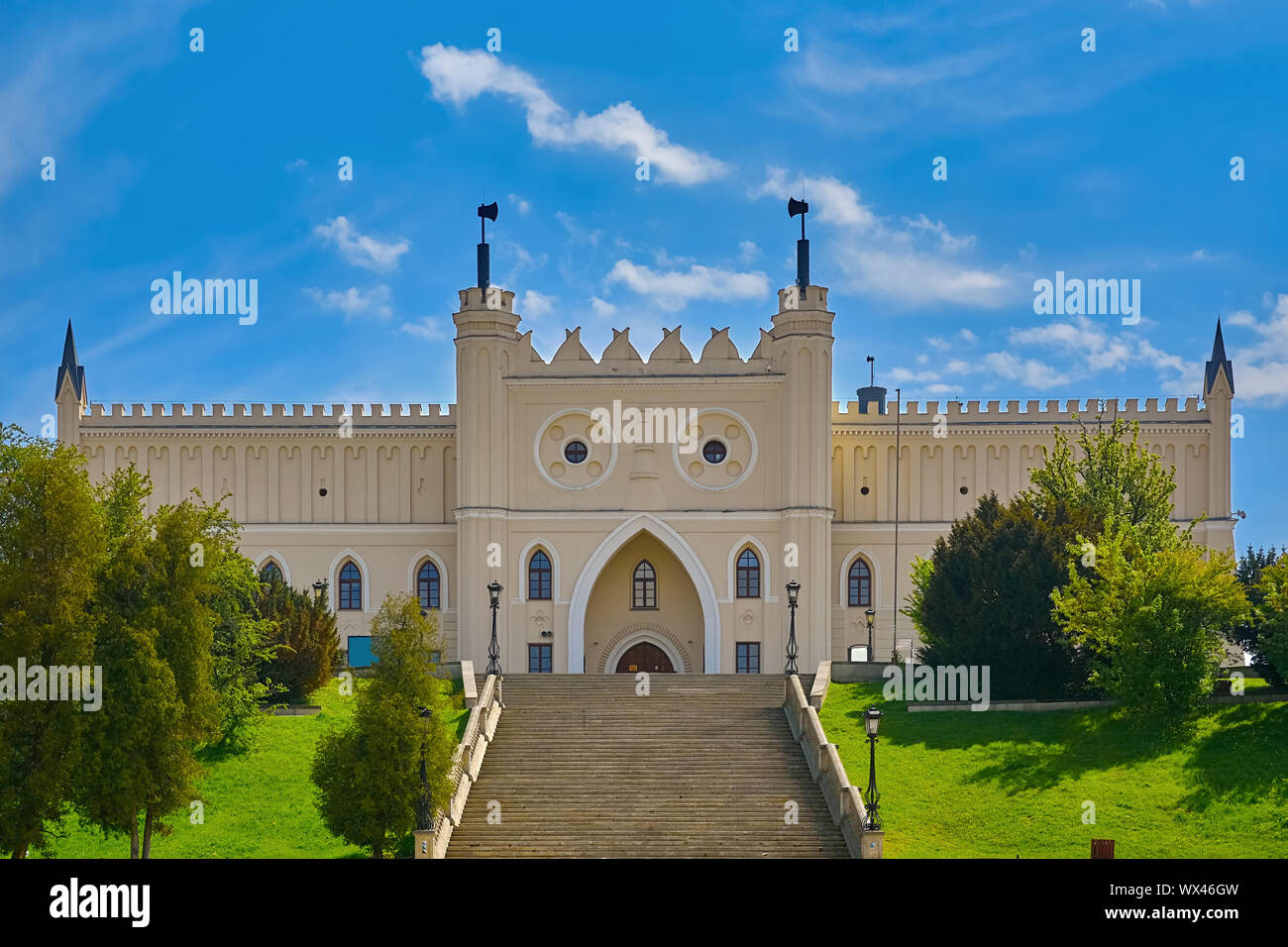 Main Entrance Gate of Lublin Castle Stock Photo - Alamy