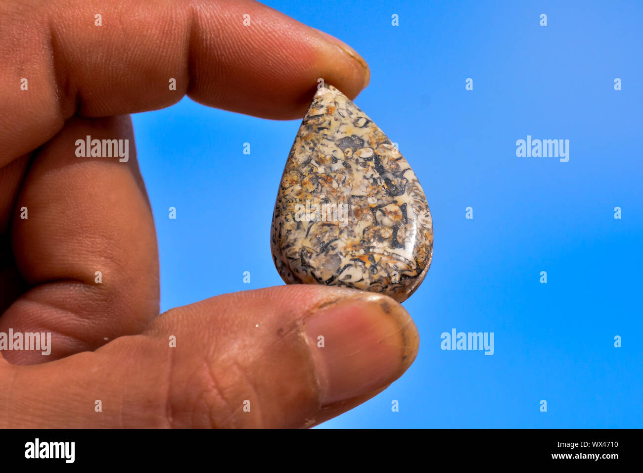 Semi Precious Rock Stone Jewel Stock Photo - Alamy