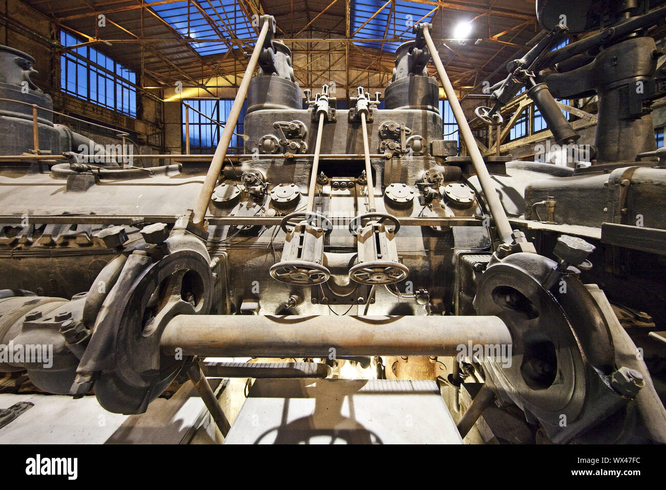 Gas Blower Machine in the Blower Hall, Industrial Museum ...