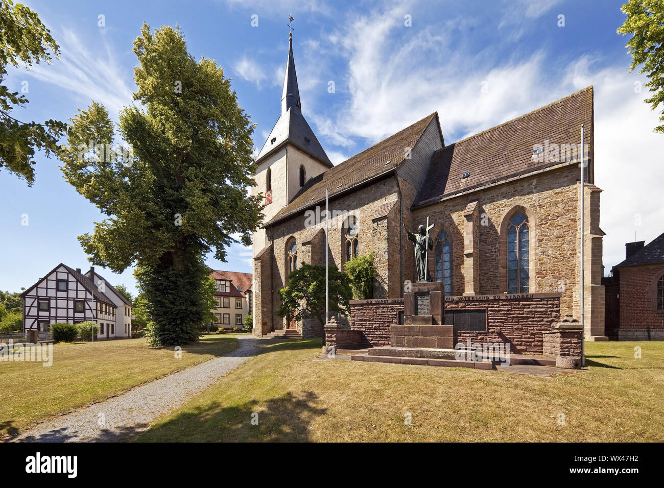 Tudor style church building hi-res stock photography and images - Alamy