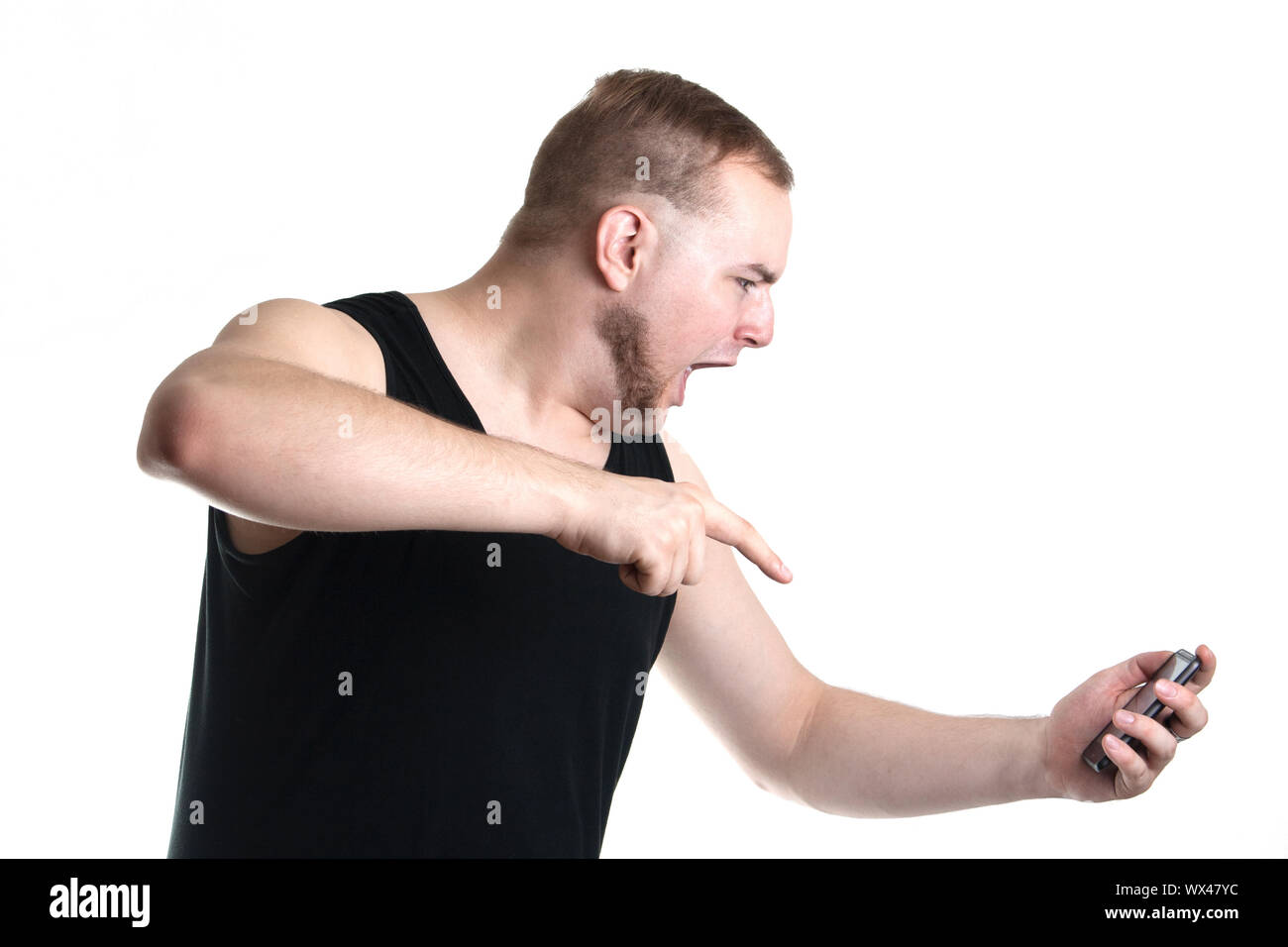 Person Pointing At Someone Else