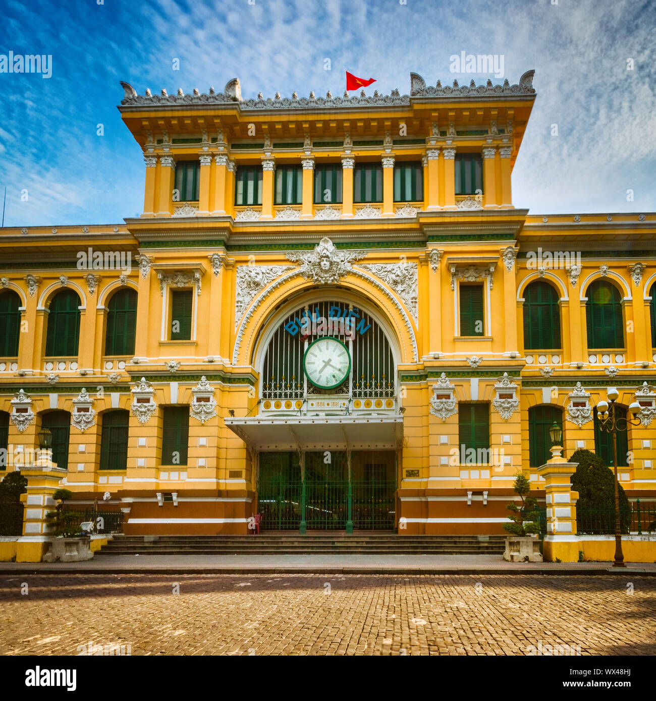 Saigon Central Post Office, Vietnam Stock Photo - Alamy