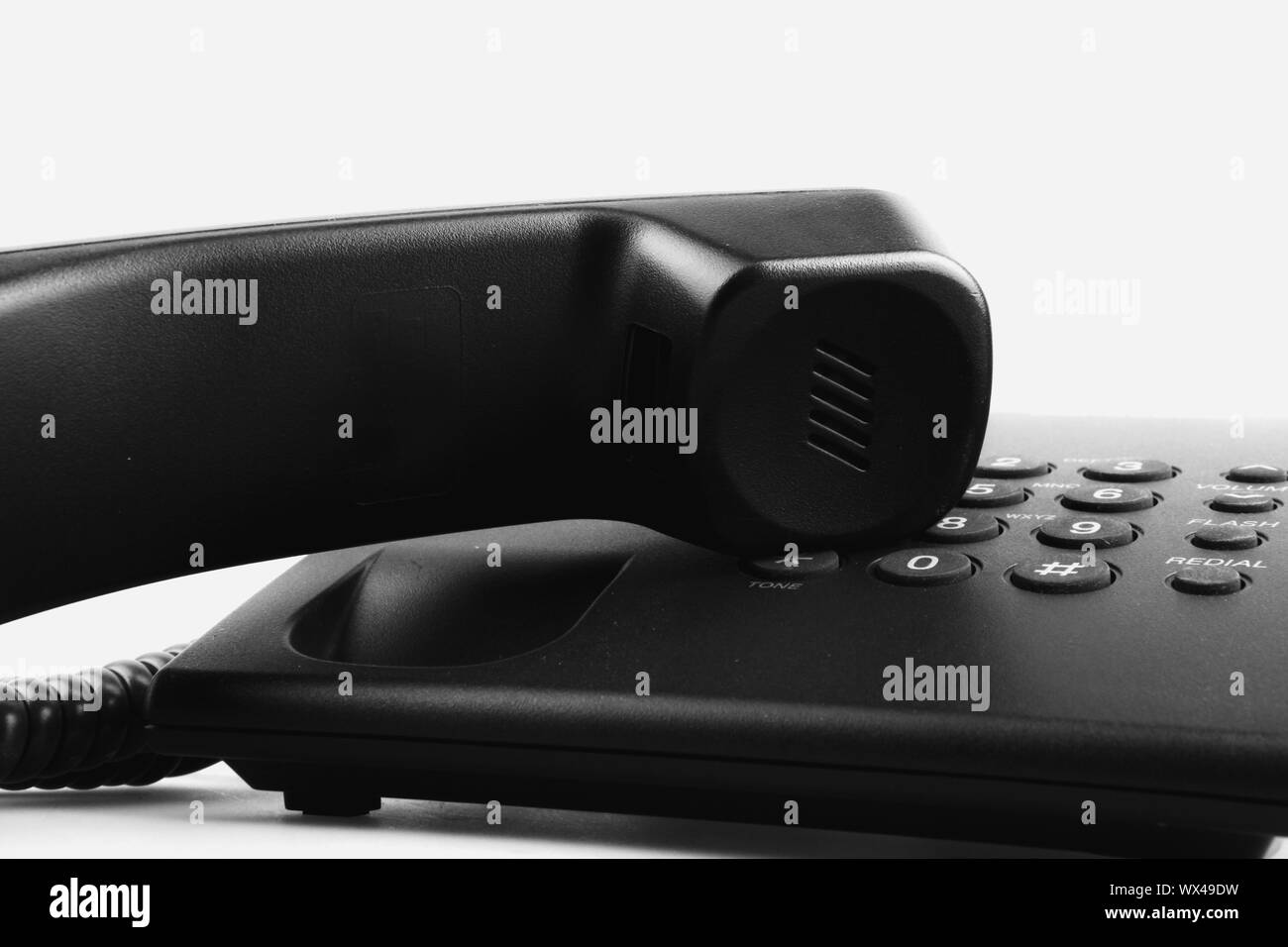 close up telephone landline Stock Photo - Alamy