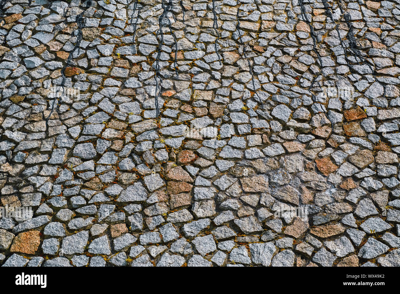 Stone road background Stock Photo - Alamy