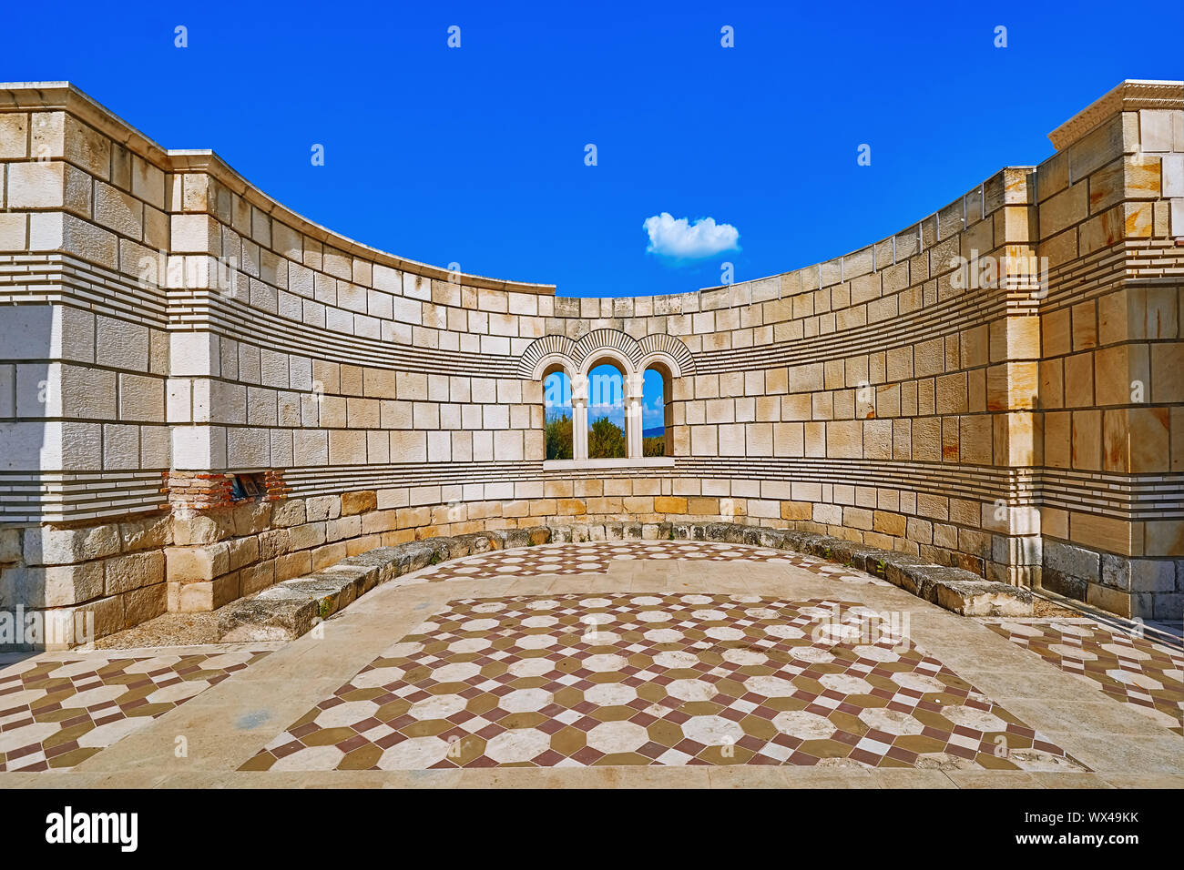 The Great Basilica in Pliska Stock Photo - Alamy