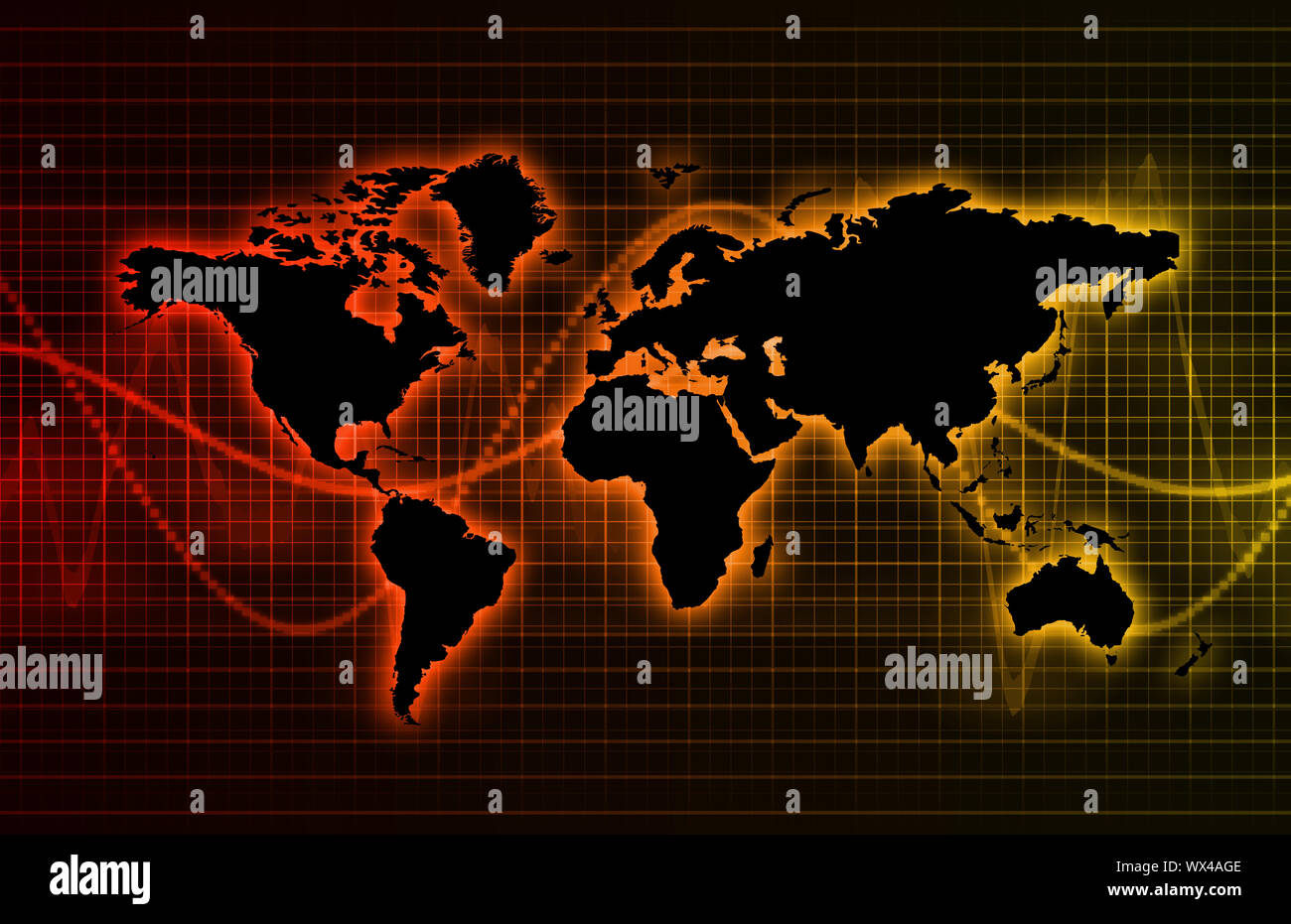 Technology Abstract World Background as Clip Art Stock Photo - Alamy