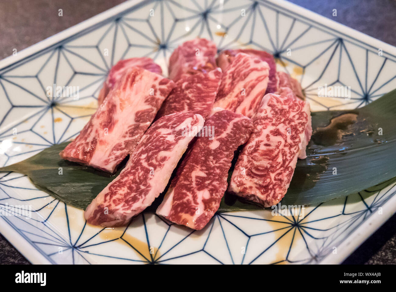 wagyu beef rib Stock Photo - Alamy