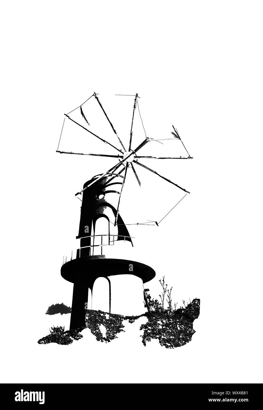 Windmuehle Black and White Stock Photos & Images - Alamy