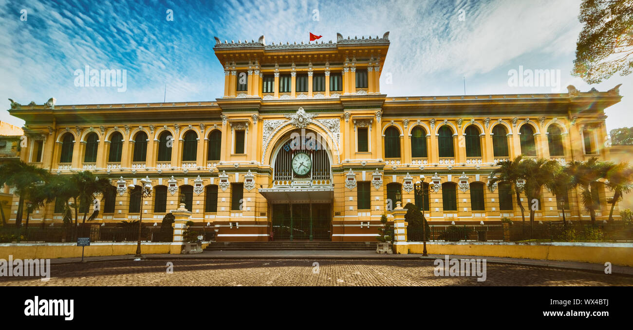 Saigon Central Post Office, Vietnam. Panorama Stock Photo - Alamy