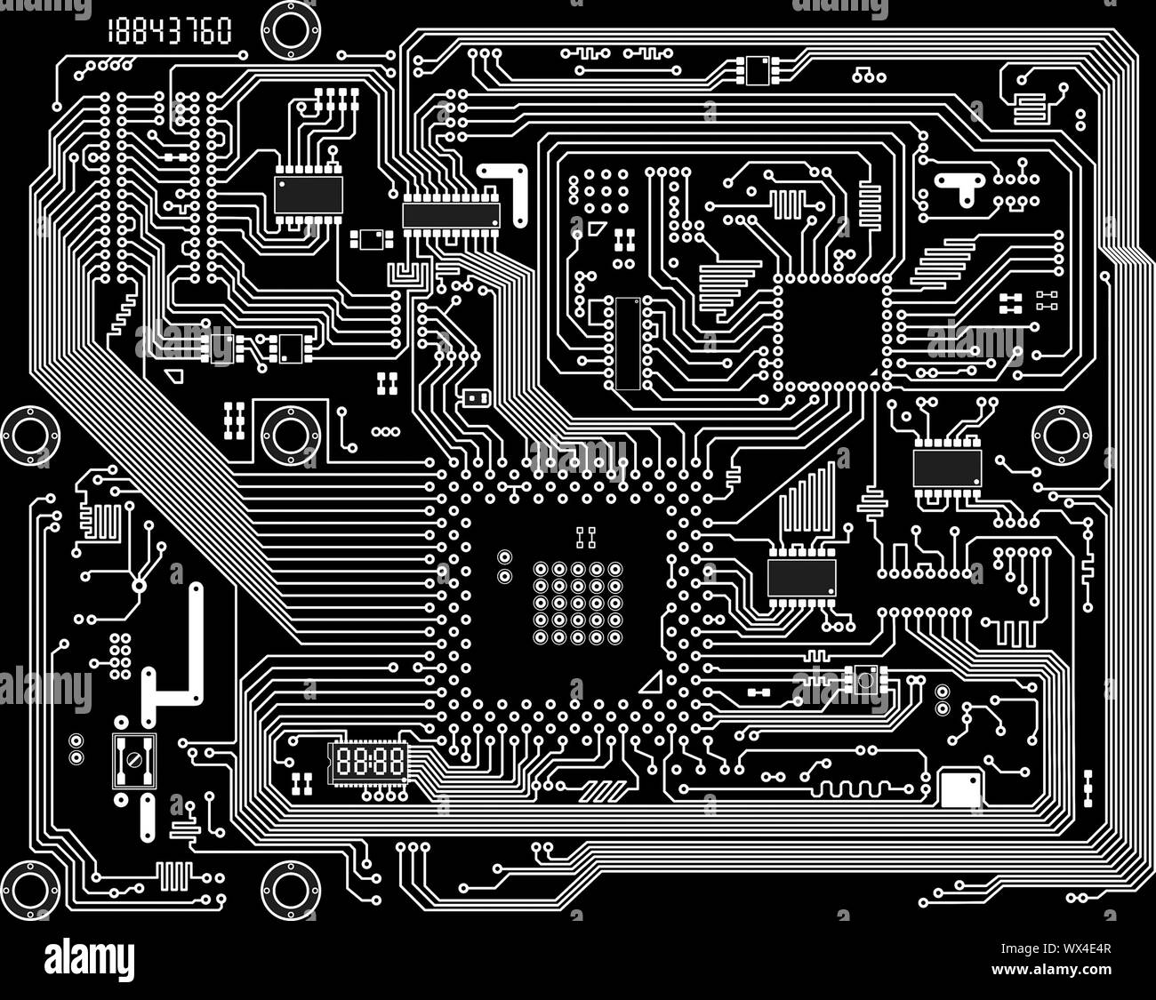 Circuit Wallpaper Dark