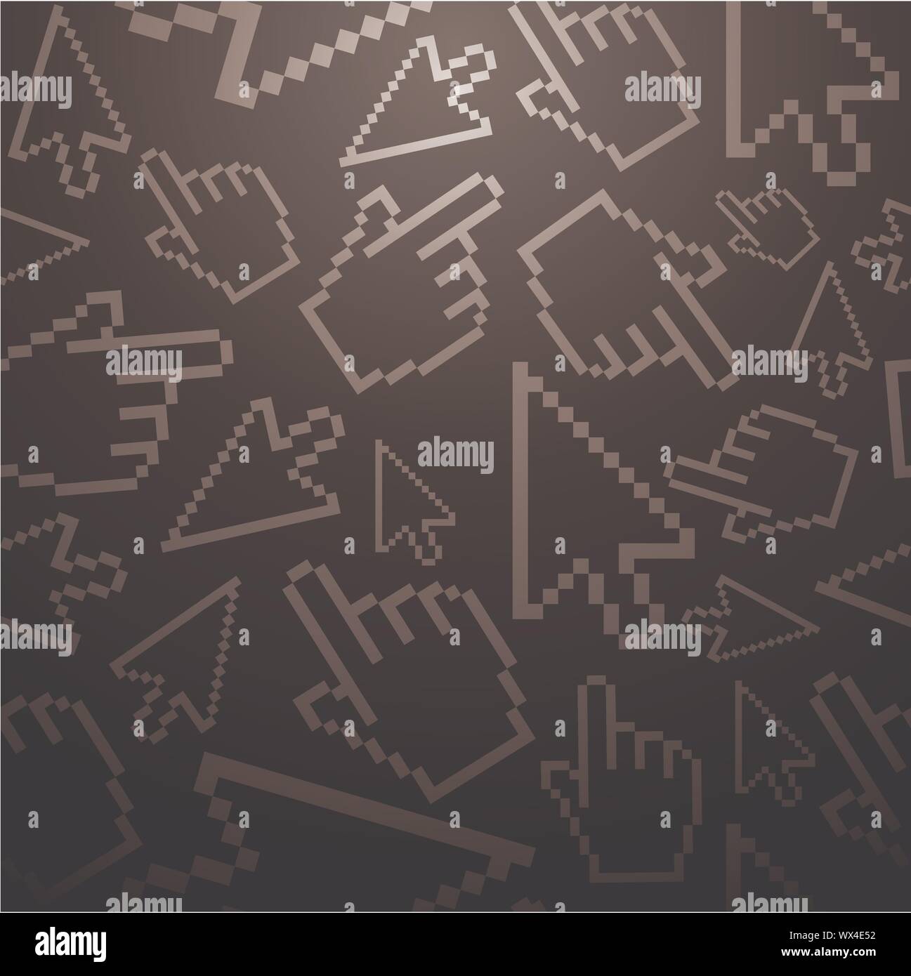 Pixel cursors hi-res stock photography and images - Alamy