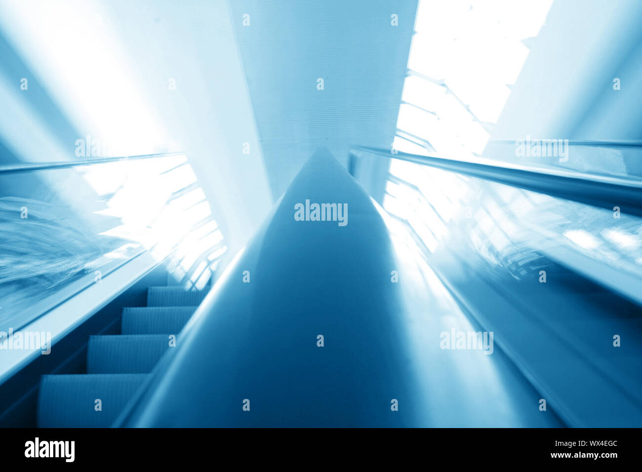 blurred escalator speed transportation background Stock Photo - Alamy