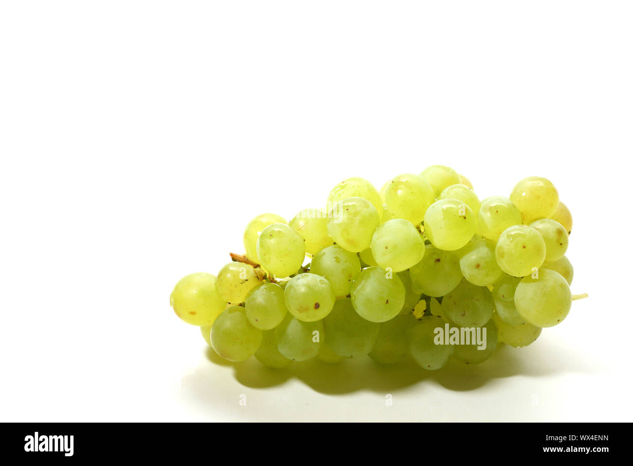 green grape isolated on white background Stock Photo - Alamy