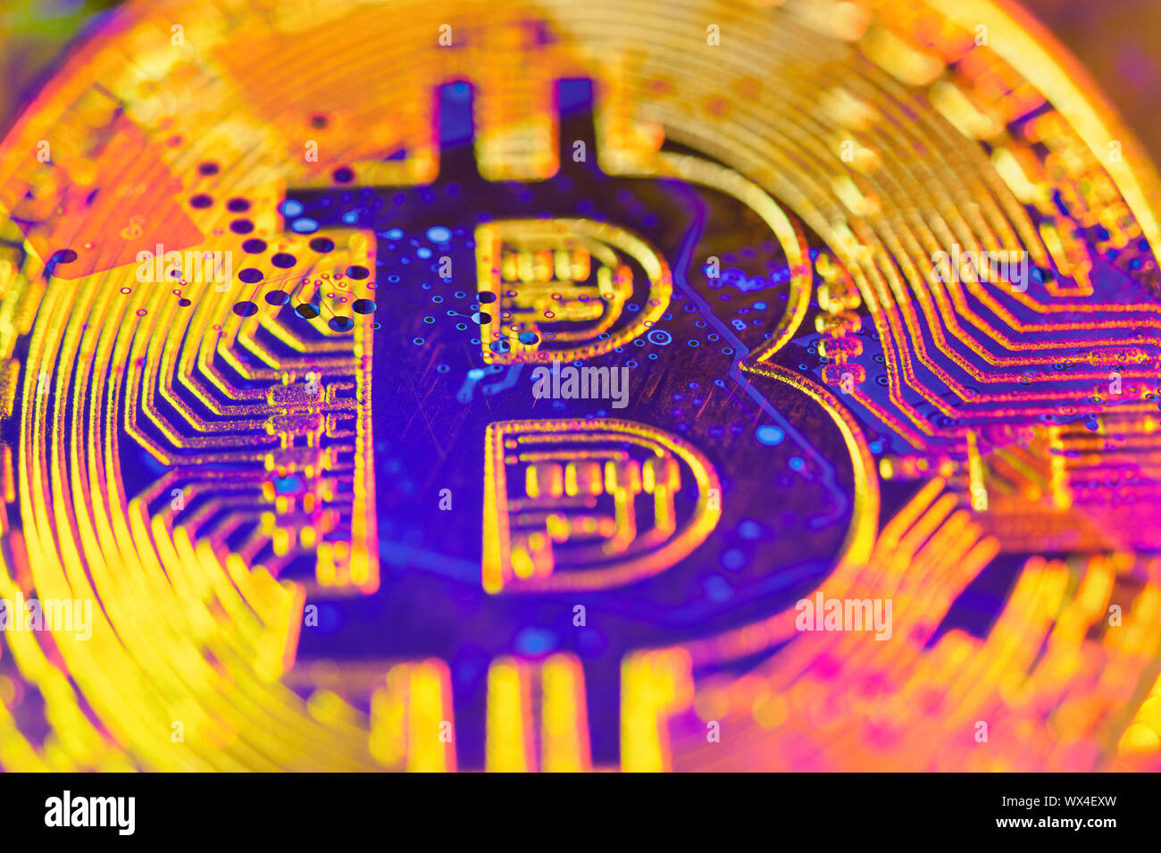 Economy trends virtual digital currency abstract background Stock Photo ...