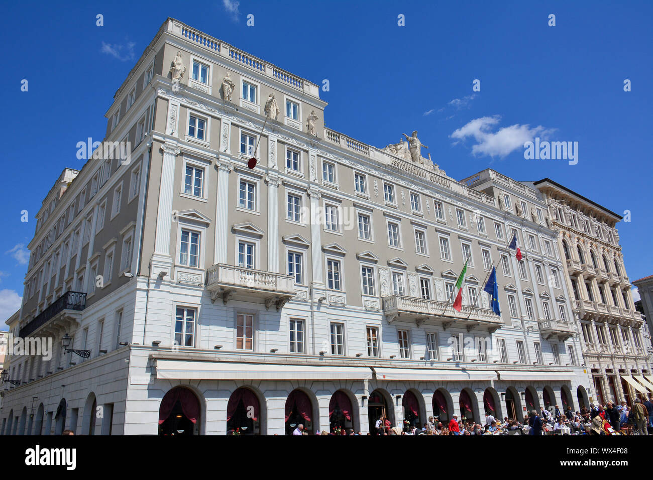 Palazzo Modello, Model Palace, Trieste, Italy, Europe Stock Photo - Alamy