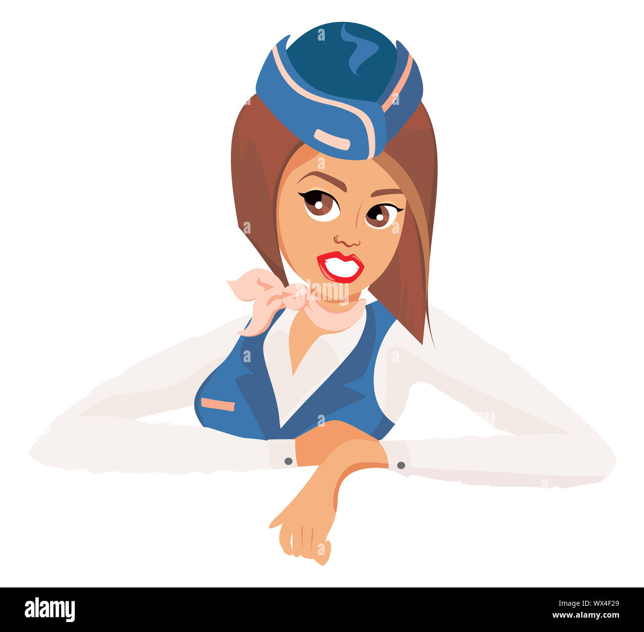 Woman crew Cut Out Stock Images & Pictures - Alamy