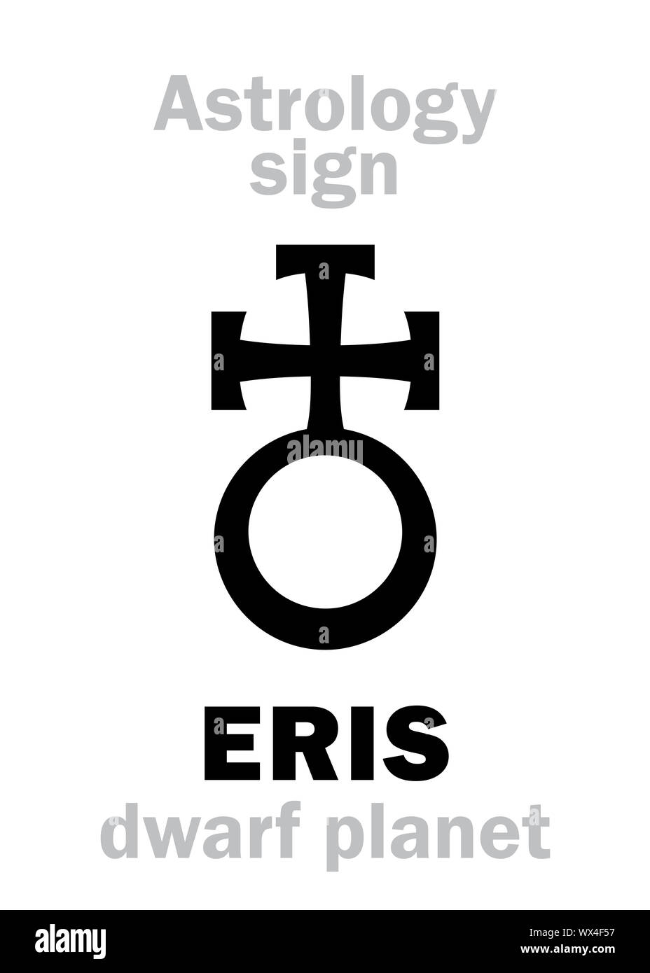 Astrology: planet ERIS Stock Photo - Alamy