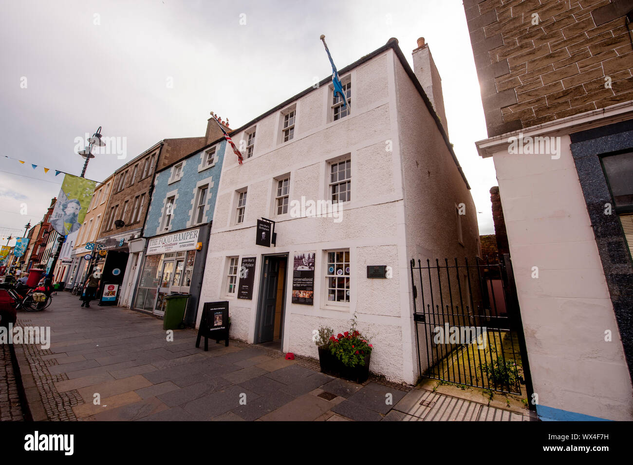 John Muir birth place and museum in dunbar high street. Dunbar is a ...
