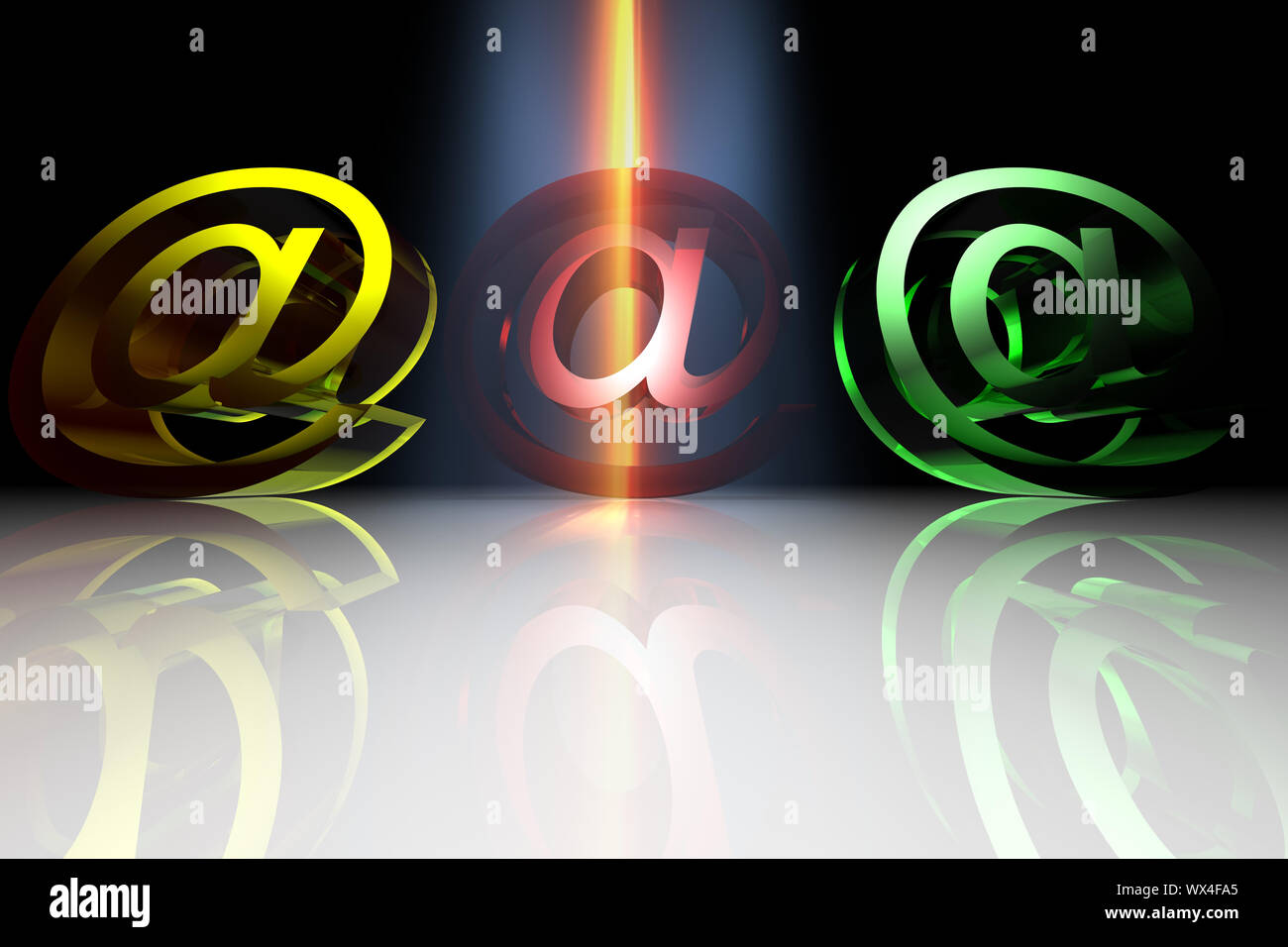 danger email virus detected mail concept Stock Photo - Alamy