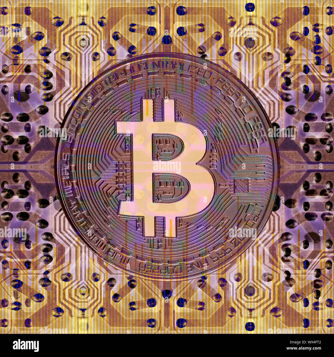 Economy trends virtual digital currency abstract background Stock Photo ...