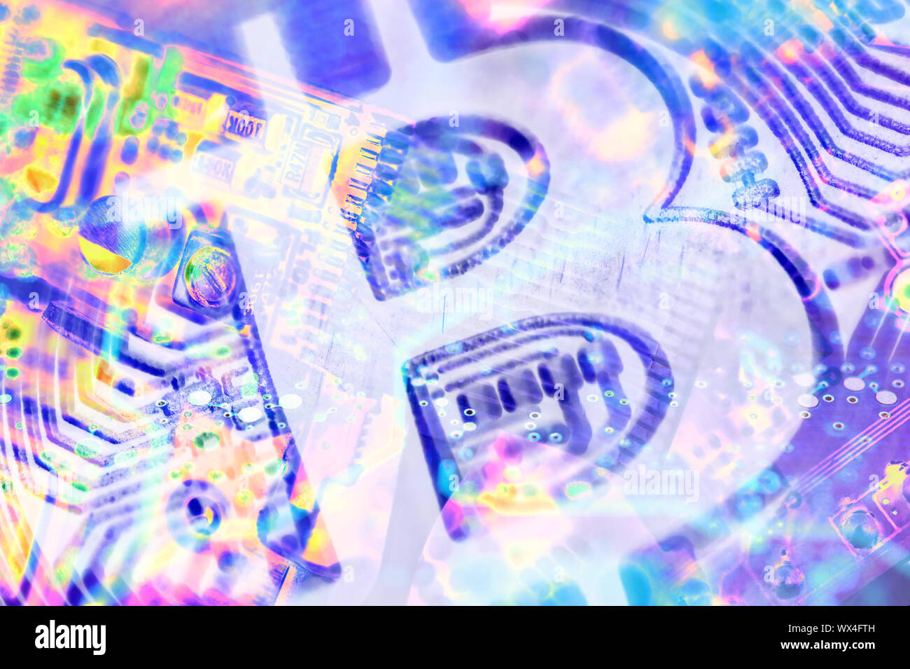 Economy trends virtual digital currency abstract background Stock Photo ...