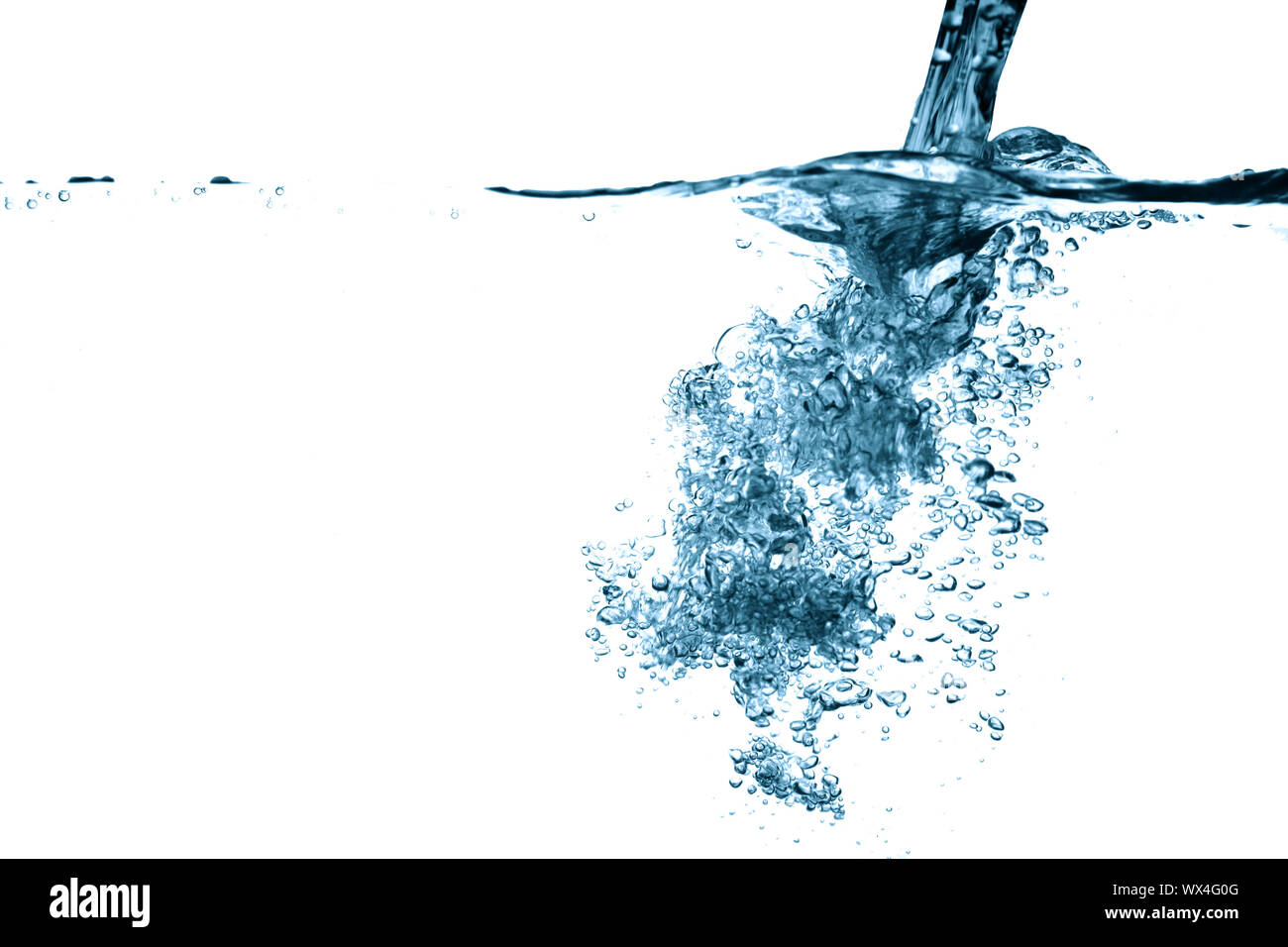 water falling close up bubble stream Stock Photo - Alamy