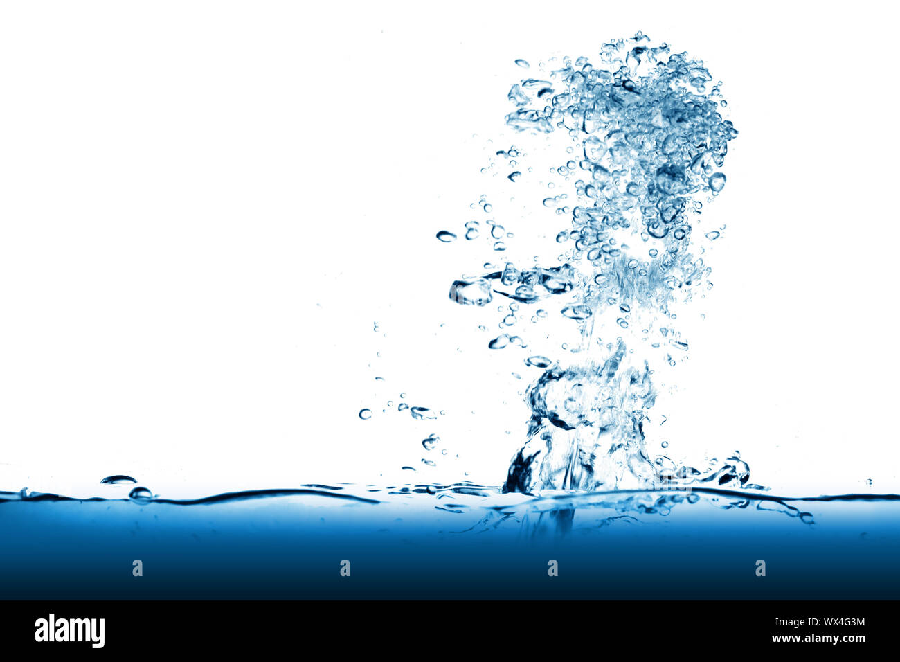 water falling close up bubble stream Stock Photo - Alamy