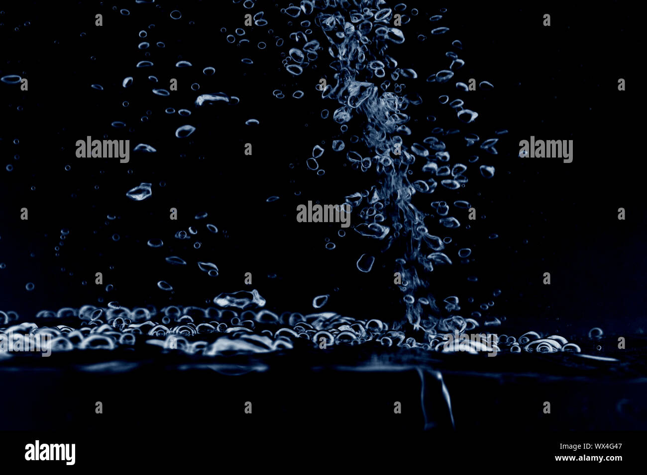 water falling close up bubble stream Stock Photo - Alamy