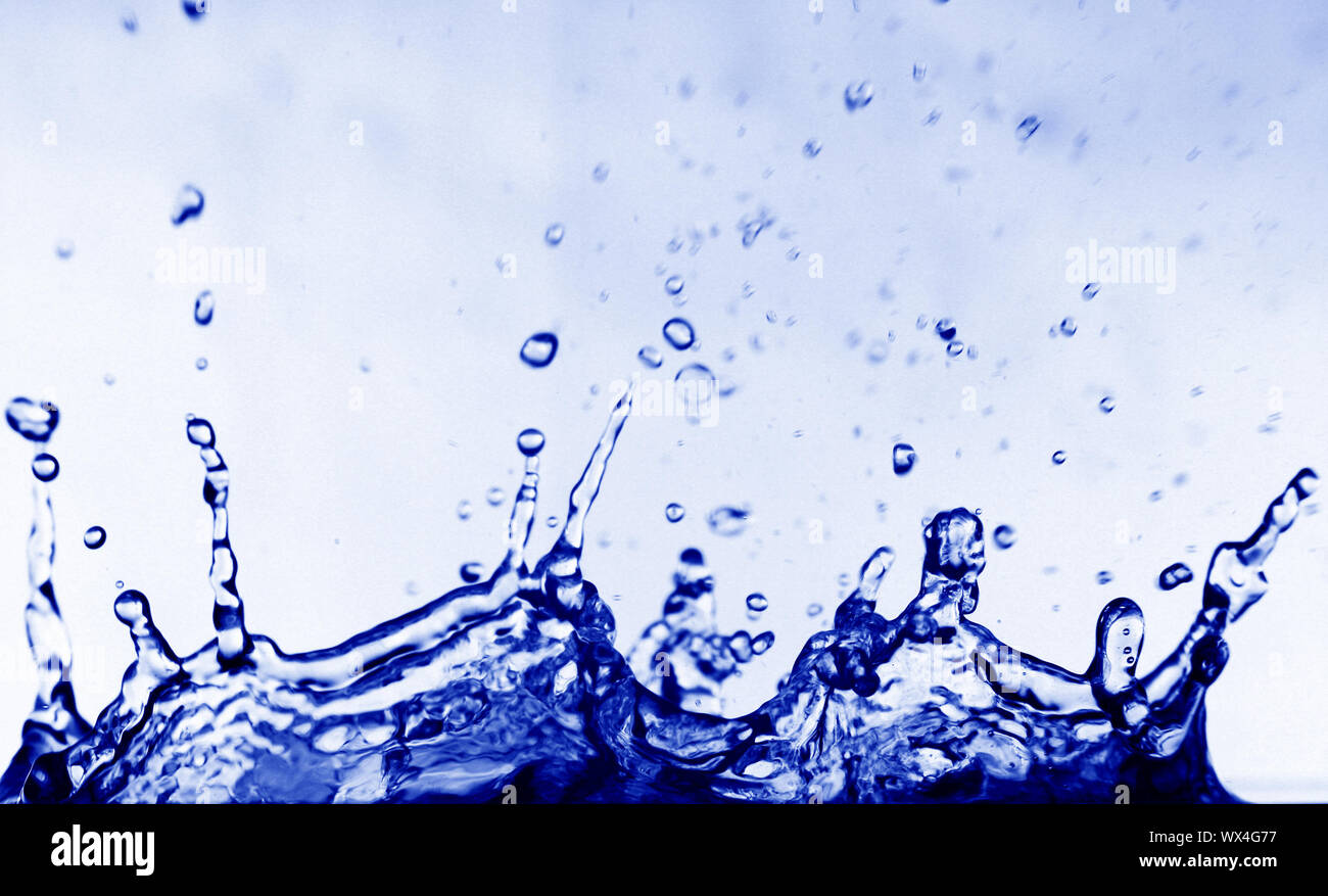 colossal water splash macro close up Stock Photo - Alamy