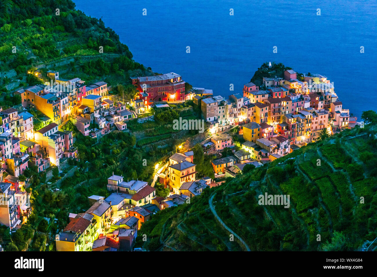 Picturesque town of Manarola Stock Photo - Alamy