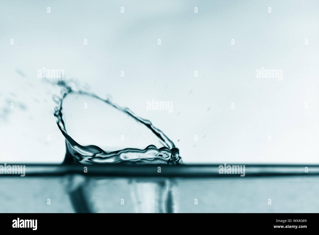 water splash close-up aqua backgrounds Stock Photo - Alamy
