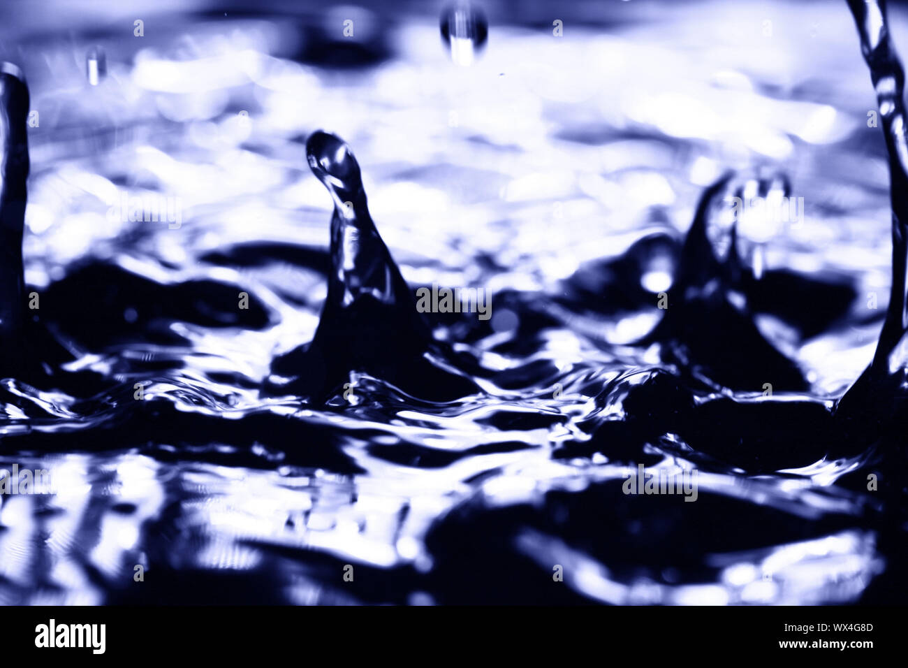 water splash close-up aqua backgrounds Stock Photo - Alamy