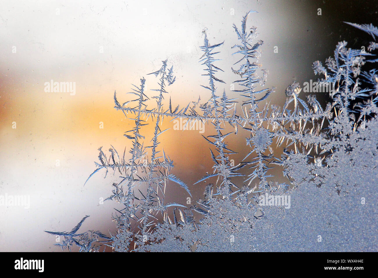 ice at the window Stock Photo - Alamy