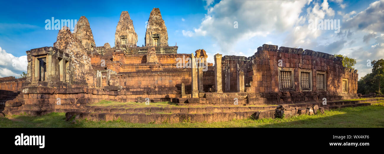 Pre Rup temple at sunset. Siem Reap. Cambodia. Panorama Stock Photo - Alamy